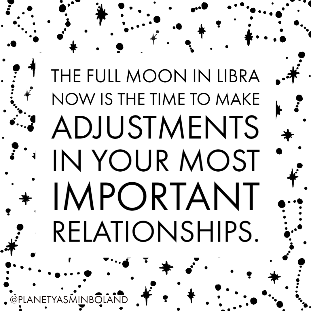 The full moon in Libra - Yasmin Boland