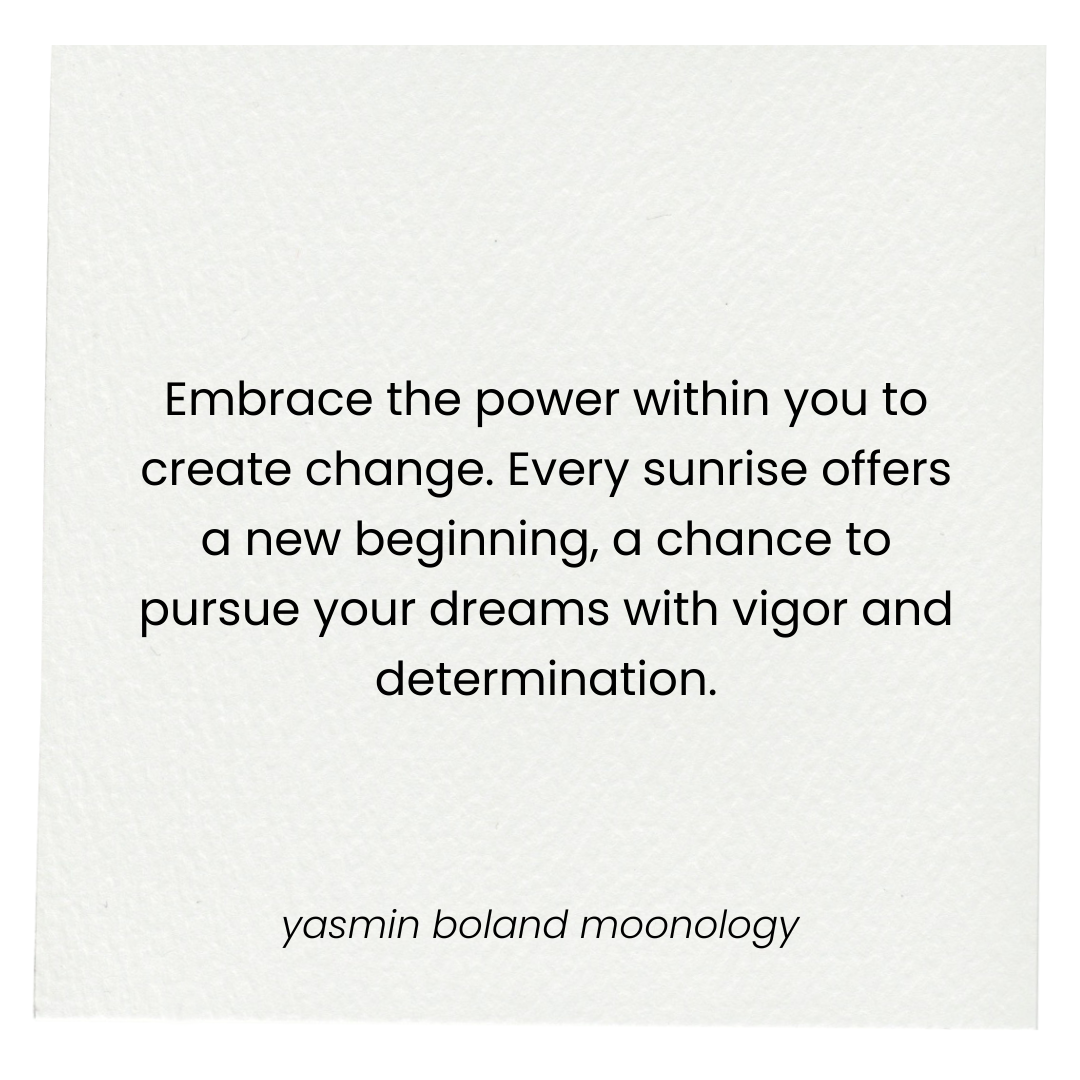 Embrace the power - Yasmin Boland